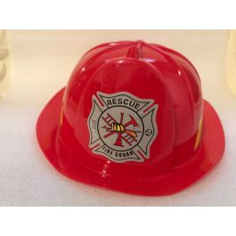 Fireman's Helmet - Child - Red Fire Chief Hat (CB1243)