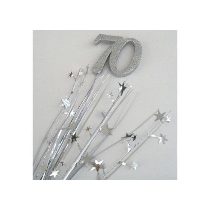 70 Number Silver Star Spray / Pick Onion (207041A)